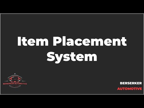 Item Placement System Showcase [Roblox]