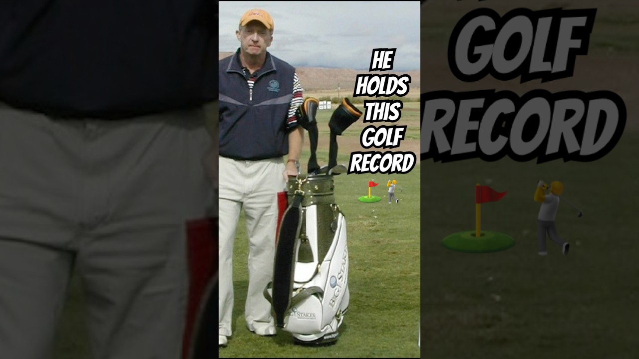 He was 64 years old when he broke this record ⛳️🏌️