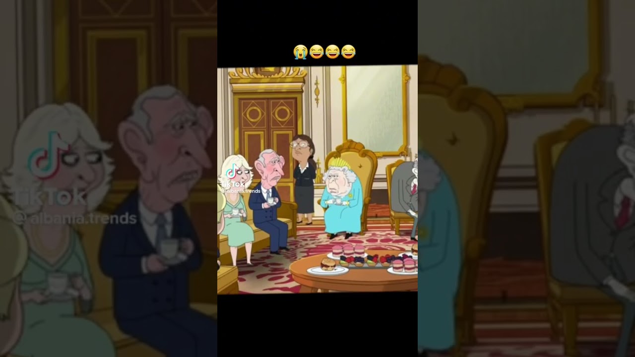 King Charles and Queen Elizabeth, royal family cartoons