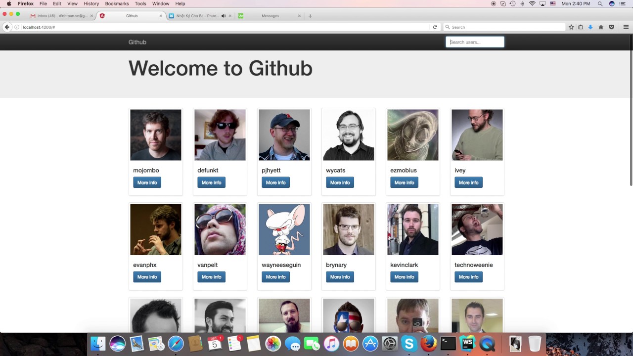 Angular 2 Github sample