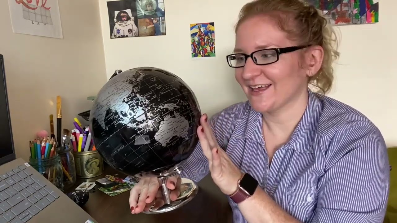 ANNOVA Metallic World Globe Black – Educational Geographic Modern Desktop Decoration Review