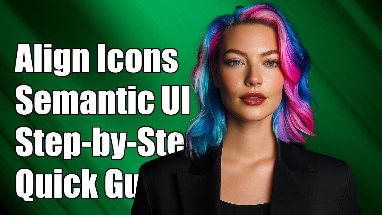 How to Vertically Align Icons in Semantic UI Menus: A Step-by-Step Guide