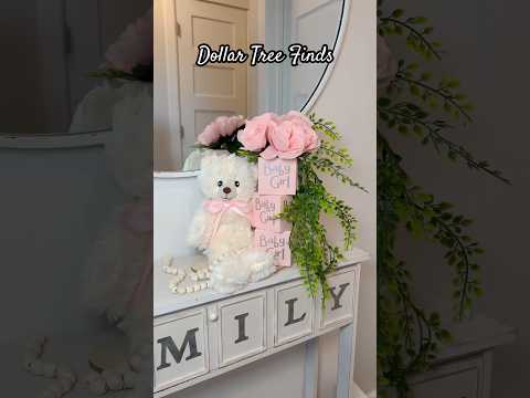 DOLLAR TREE DIY BABY SHOWER DECOR #baby #babygirl #babyshower #diyideas #diy #itsagirl #dollartree
