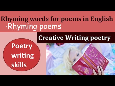 Rhyming words for poems in English | Creative writing poetry #poetrywriting