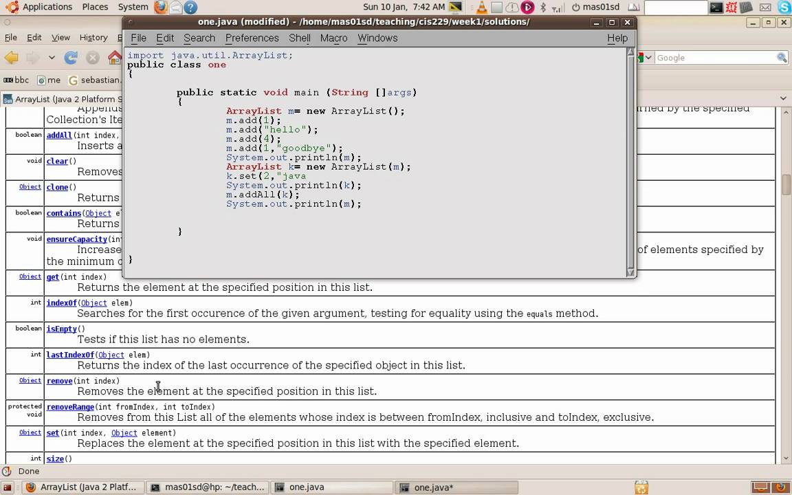 Introduction to Arraylists in Java