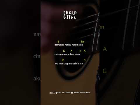 Chord Gitar Yovie & Nuno - Manusia Biasa (CLB) #shorts