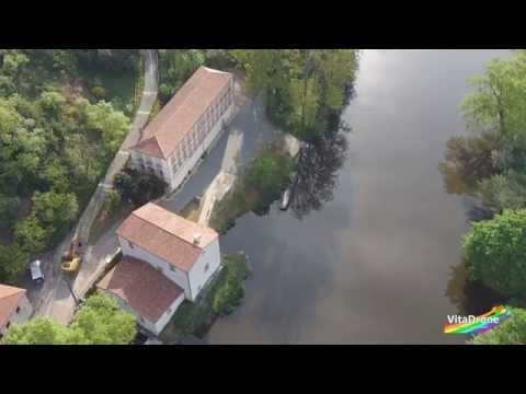 A Gorges. Le moulin du Liveau. Images aériennes. Drone. Nantes. Vitadrone