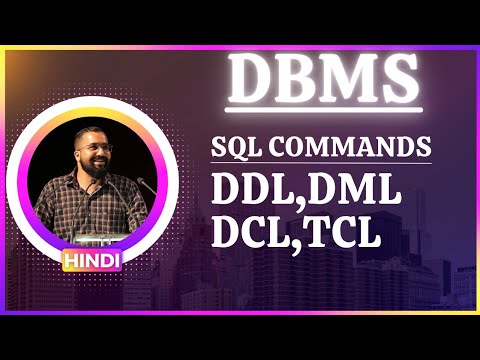 SQL Commands l DDL, DML, DCL and TCL Explained in Hindi