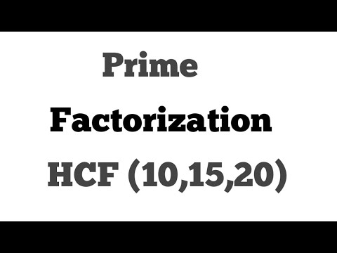 HCF Of 10,15,20|GCF Of 10,15,20 |