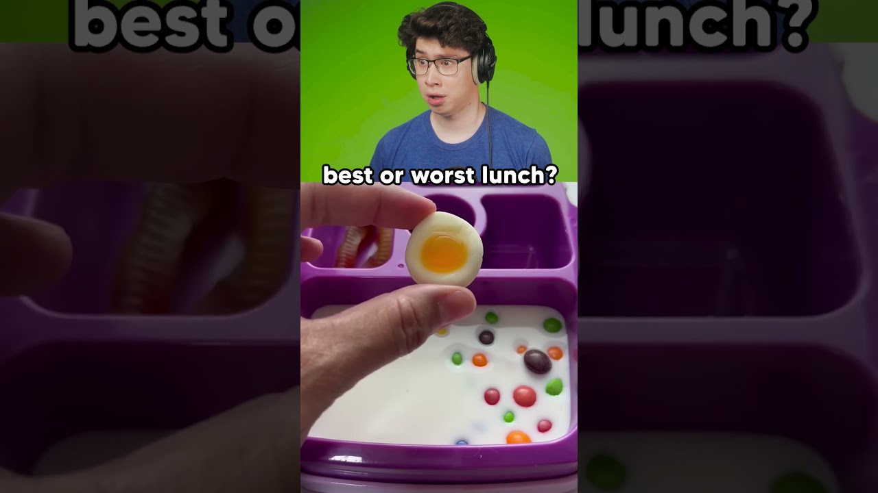 Mom Packs Disgusting School Lunch For Kids😭 #reaction