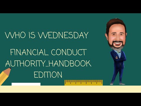 Who is the Financial Conduct Authority.... Handbook Edition