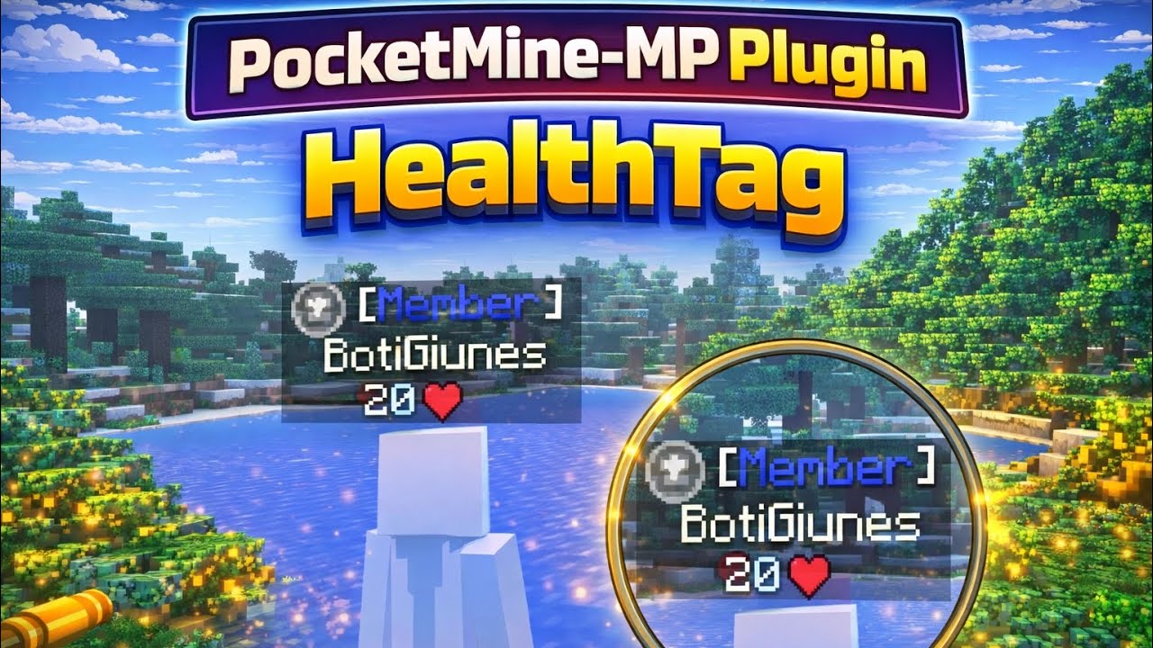 HealthTag - PocketMine Plugin | PM5