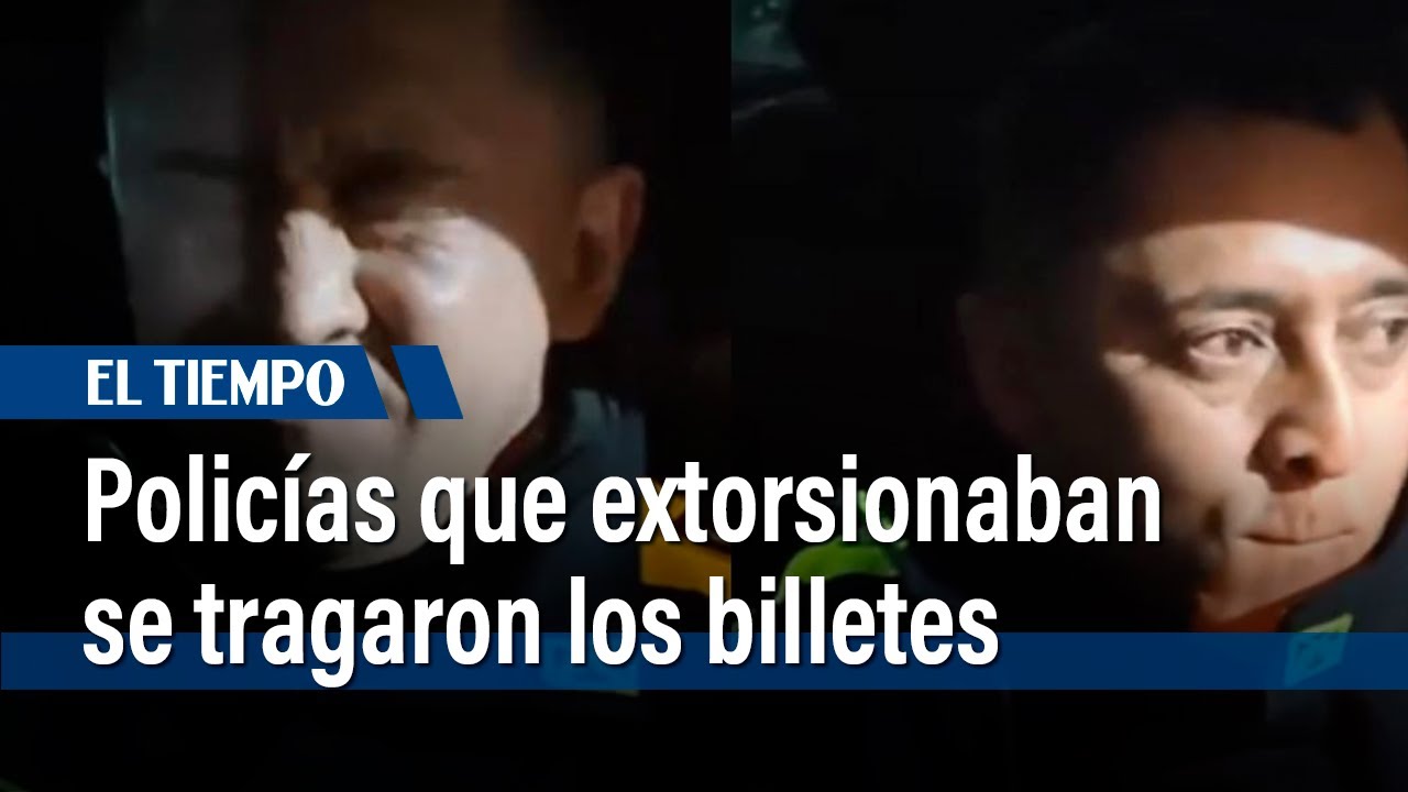 Police Officers in Colombia Caught Trying to Swallow Evidence of ...