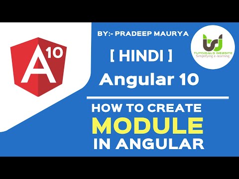 Learn NgModule | How to Create Angular Module | Angular 10 Tutorials in Hindi | Part 8 | withMe ...