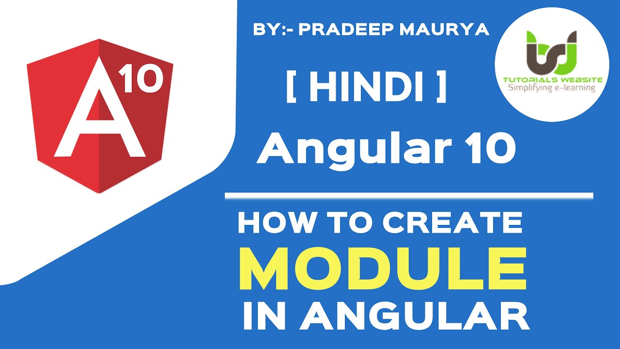 Ngmodule How To Create Angular Module Angular 10 Tutorials In Hindi Part 8 Tutorialswebsite