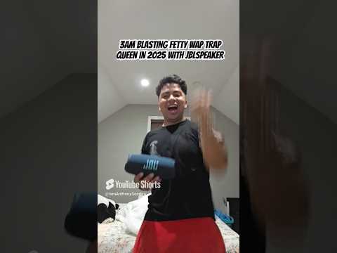 3AM BLASTING FETTY WAP TRAP QUEEN IN 2025 WITH JBL SPEAKER #fettywap #trapqueen #memes #tiktok #fyp