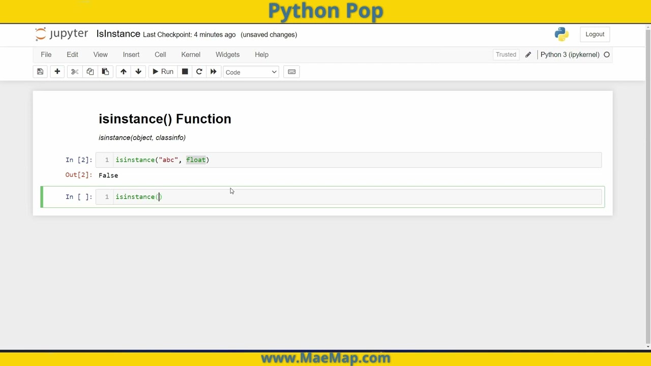 Python Pop:  IsInstance