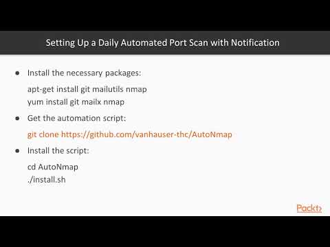 Learn Mastering Linux Security Running a Port Scanner|packtpub com - Mind Luster