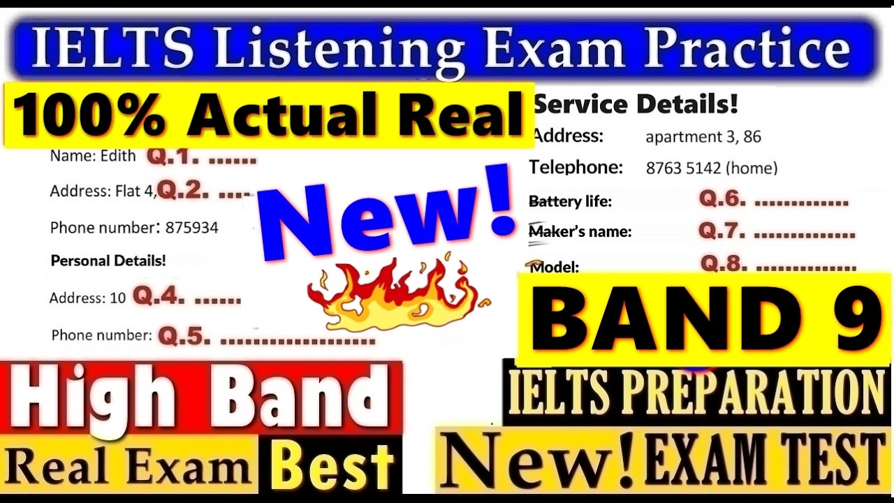 IELTS LISTENING PRACTICE TEST 2025 WITH ANSWERS | 13.12.2025