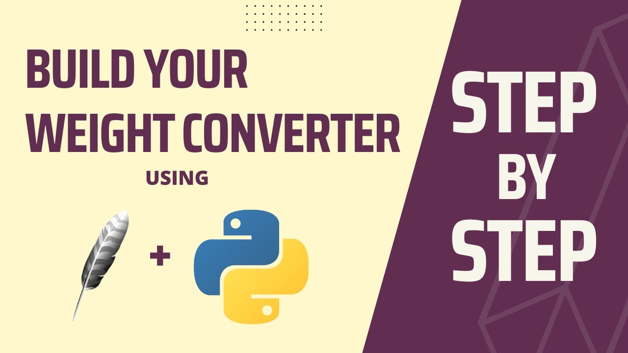 Create Weight Converter GUI Application Using Python and Tkinter [2022]