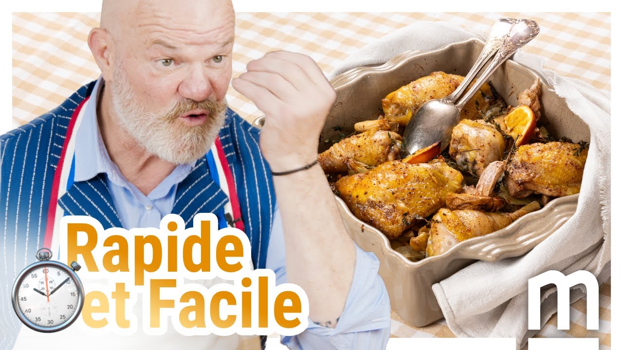 ⏱️ Poulet et légumes au four - Rapide et Facile