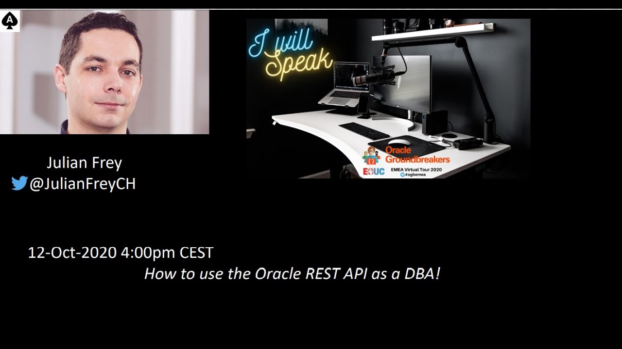 How to use the Oracle REST API as a DBA!