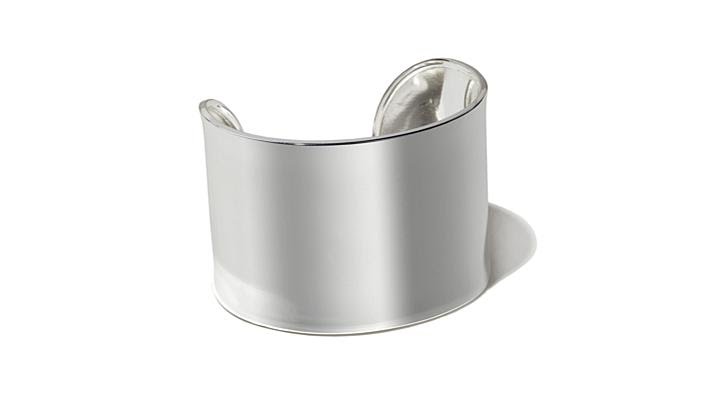 Sevilla Silver Wide Cuff Bracelet