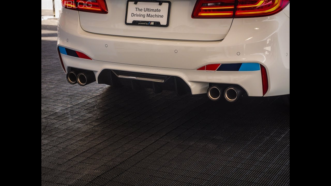2018 BMW M5 (F90) M Performance Exhaust Soundcheck Is Intense ...