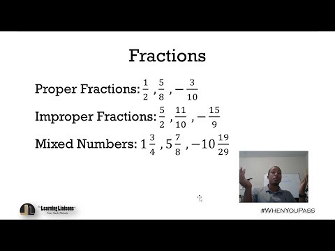 General Knowledge Test - Math Bootcamp - Competency 1 - Skill 1 - Fractions