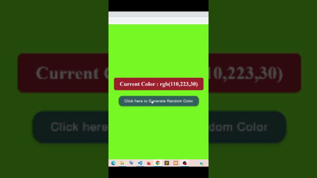 Random Color Generator with JavaScript HTML | CSS | JavaScript
