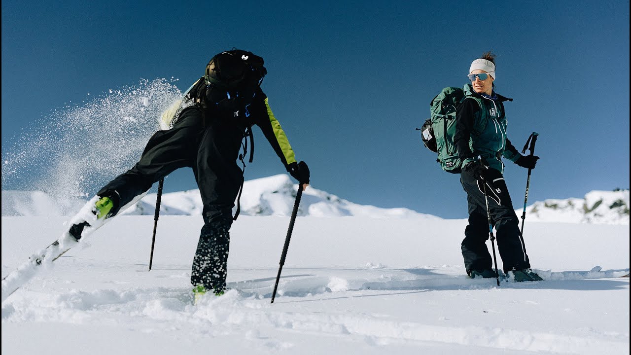 MY FIRST SKI SUMMIT : Barthélémy Fendt discovers ski touring with Aurélia Lanoë