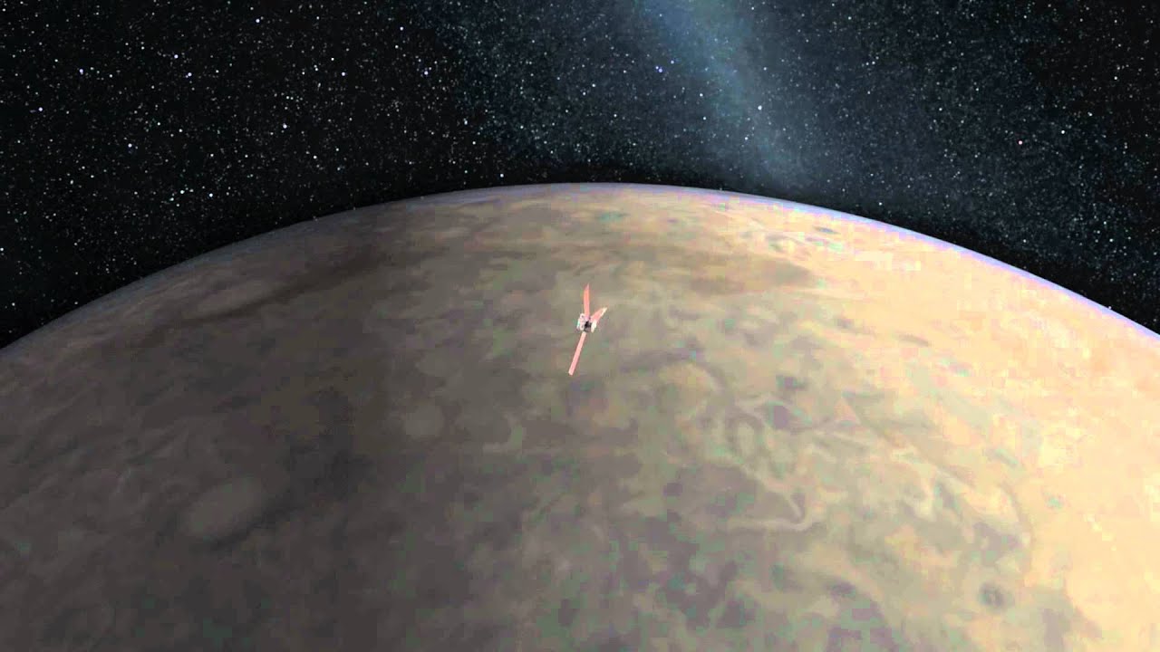 Juno de-orbit animation