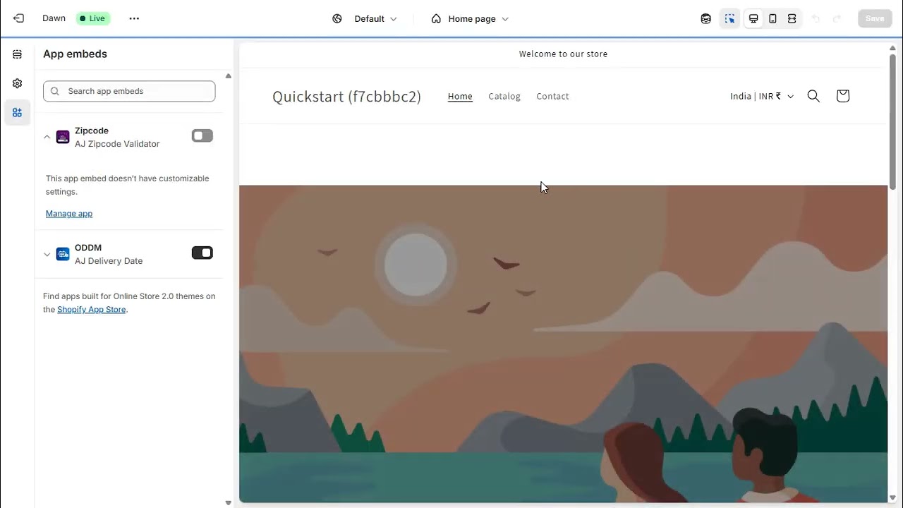 Enable AJ Zipcode Validator