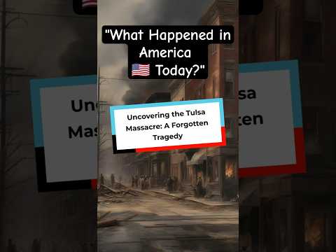 What Happened in America Today? 🇺🇸 Tulsa Race Massacre Begins –May 31, 1921 #todayinhistory #facts