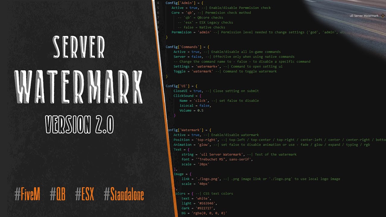 [FREE] [RELEASE] Watermark - FiveM Releases - Cfx.re Community
