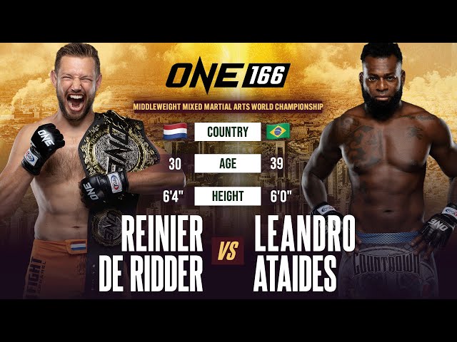 Reinier de Ridder ONE 166: WATCH: Grappling master Reinier de Ridder ...