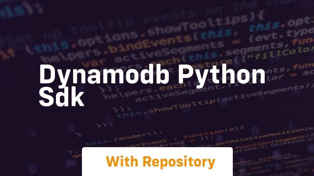 dynamodb python sdk