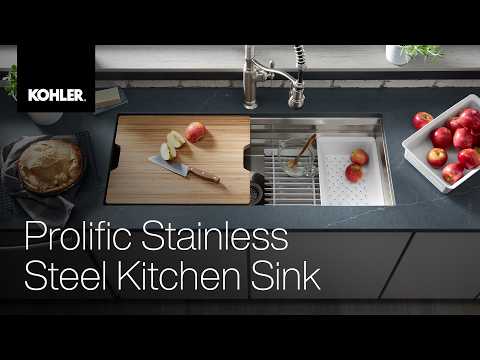 Prolificâ„¢ Stainless Steel Kitchen Sink - KOHLER