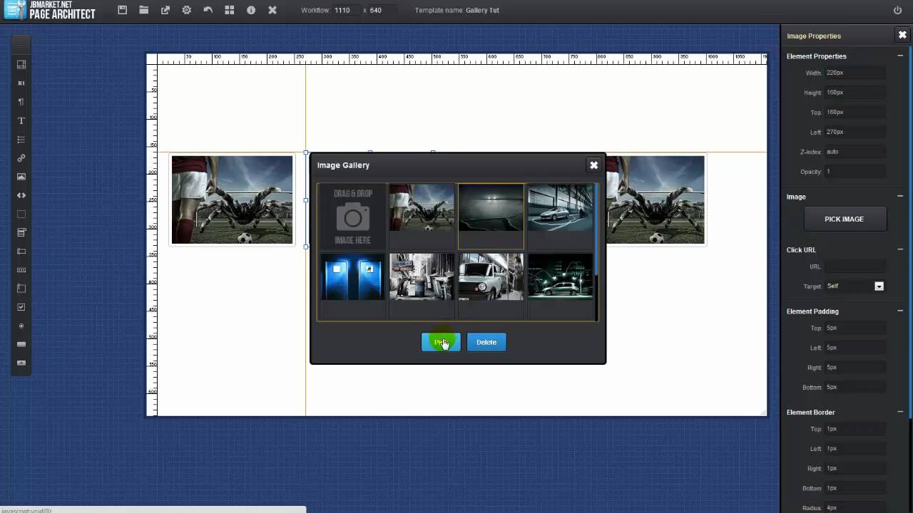 How to use Image Gallery