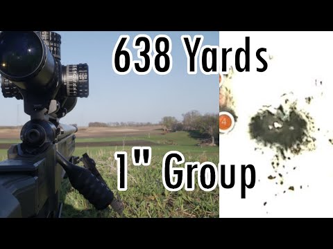 Shooting Groups @ 638 yards with 7mm Remington Magnum and 195gr Berger EOL's