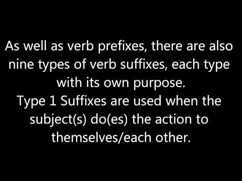 Klingon Tutorial Lesson 3 - Type 1 Verb Suffixes