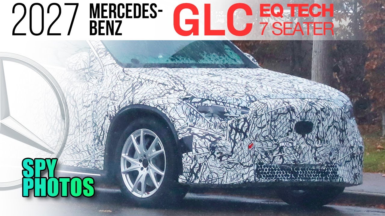2027 Mercedes GLC EQ 7-Seater Caught Stretching Its Legs in the Open ...