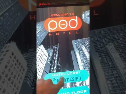 Pod Times Square, nice stylish hotel in New York #shorts