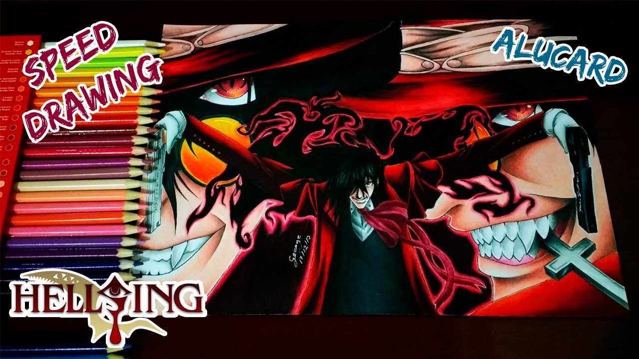 Speed Drawing - Alucard (Hellsing)