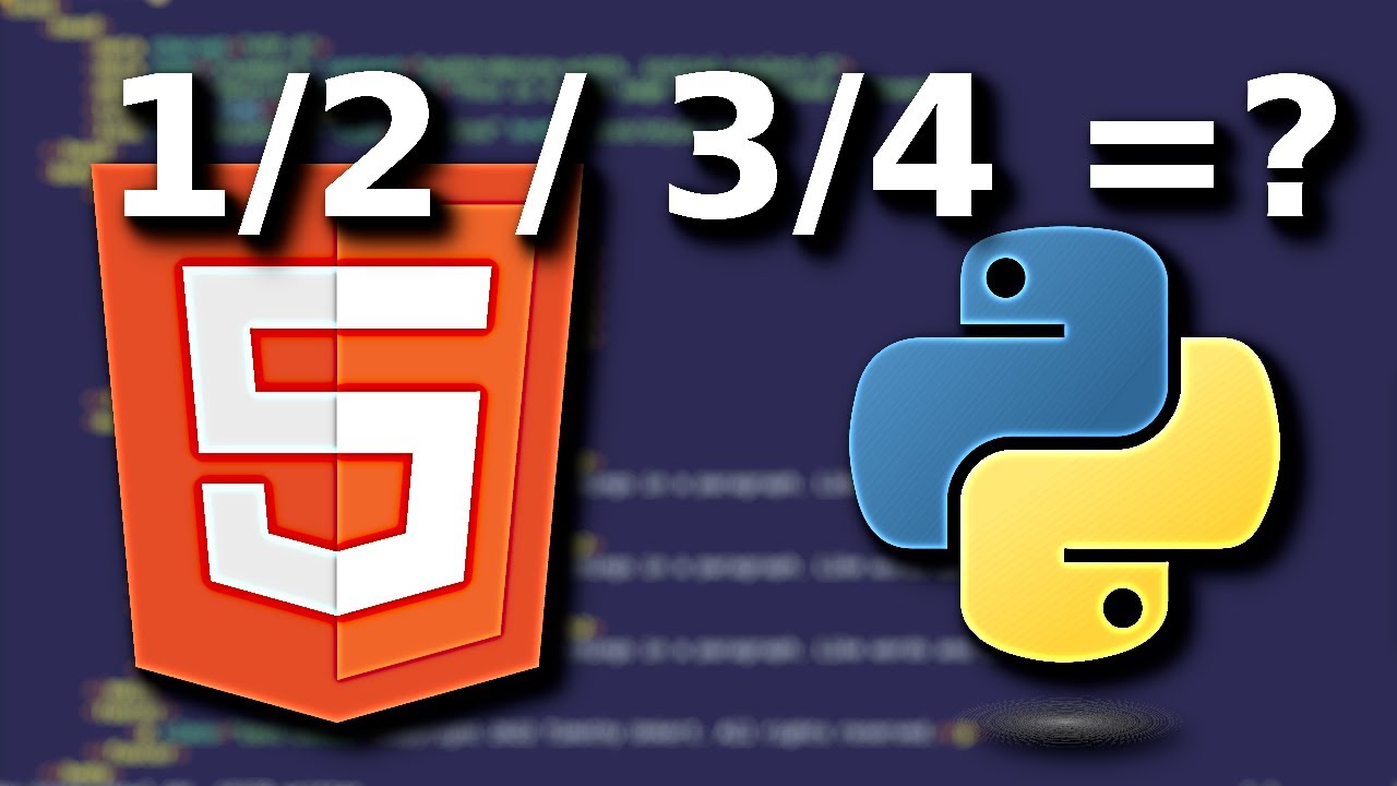 Python, HTML, Vim and Fraction Division
