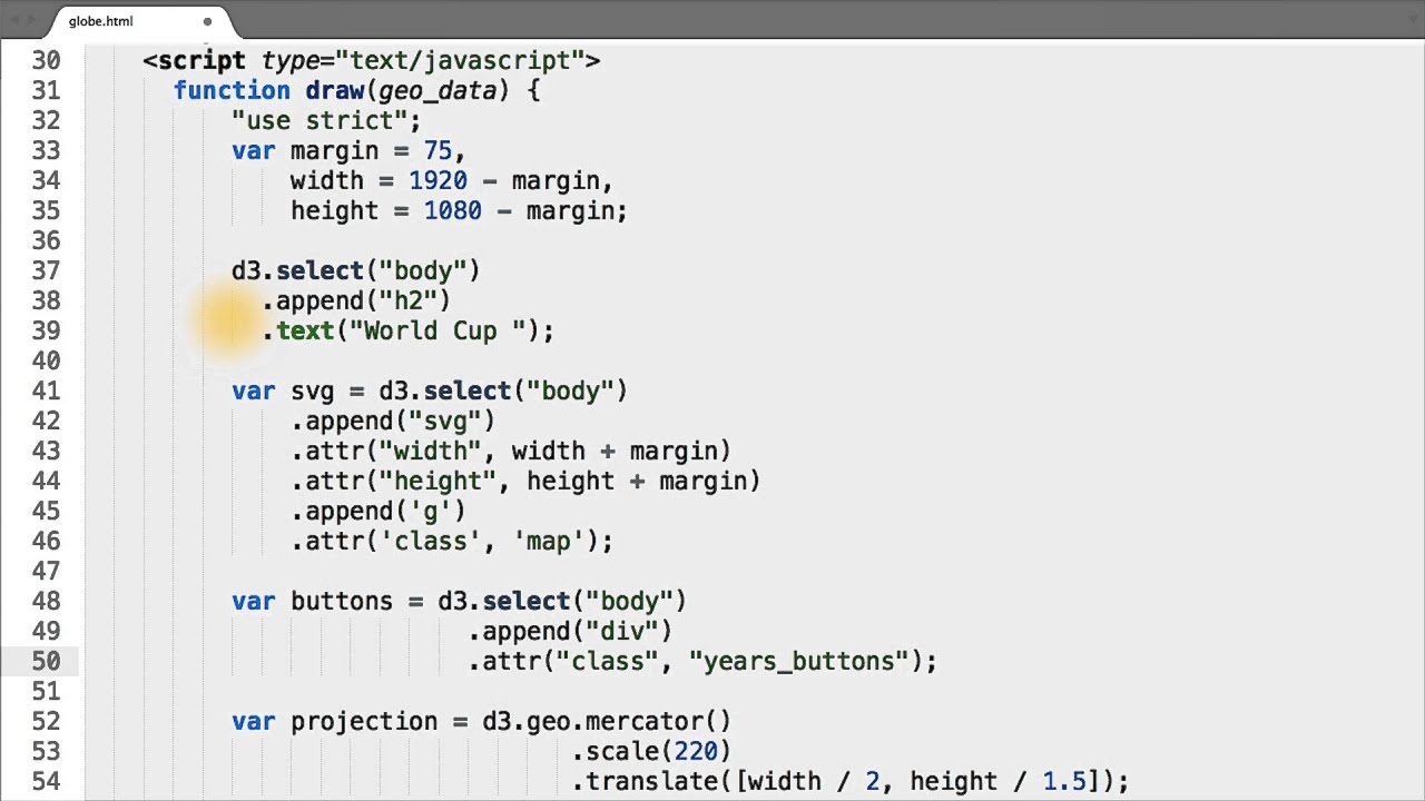 Adding Interactivity - Data Visualization and D3.js