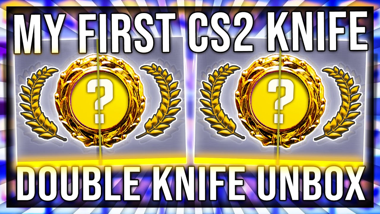 MY FIRST KNIFE IN CS2! (DOUBLE KNIFE UNBOX)