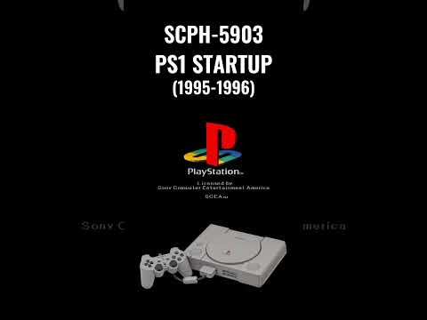 SCPH-5903 PS1 startup #andiamtellingyouimnotgoing #playstation #ps1