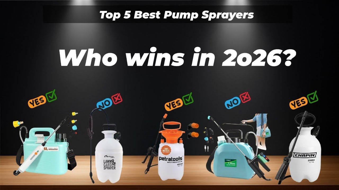 ✅Top 5 Best Pump Sprayers [Watch This Before You Make a Choice!]