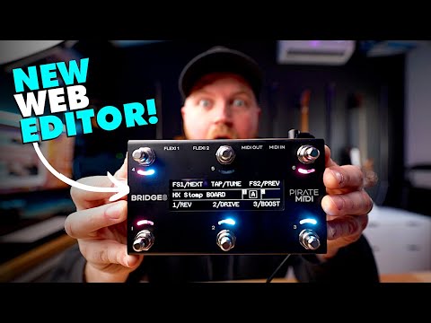 Pirate Midi Bridge 6 Midi Controller Pedal | Reverb